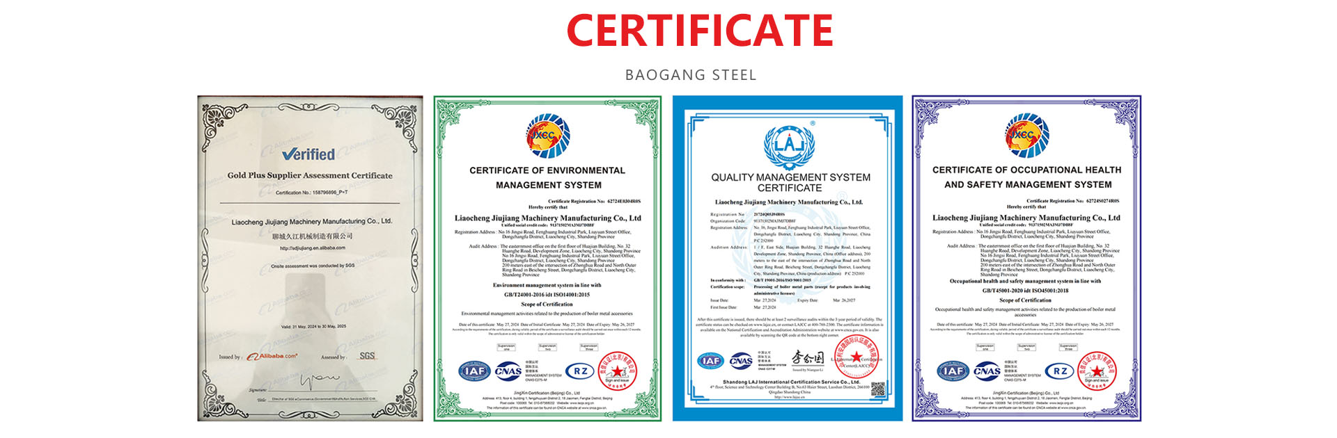 BAOGANG STEEL(JIUJIANG) International Group